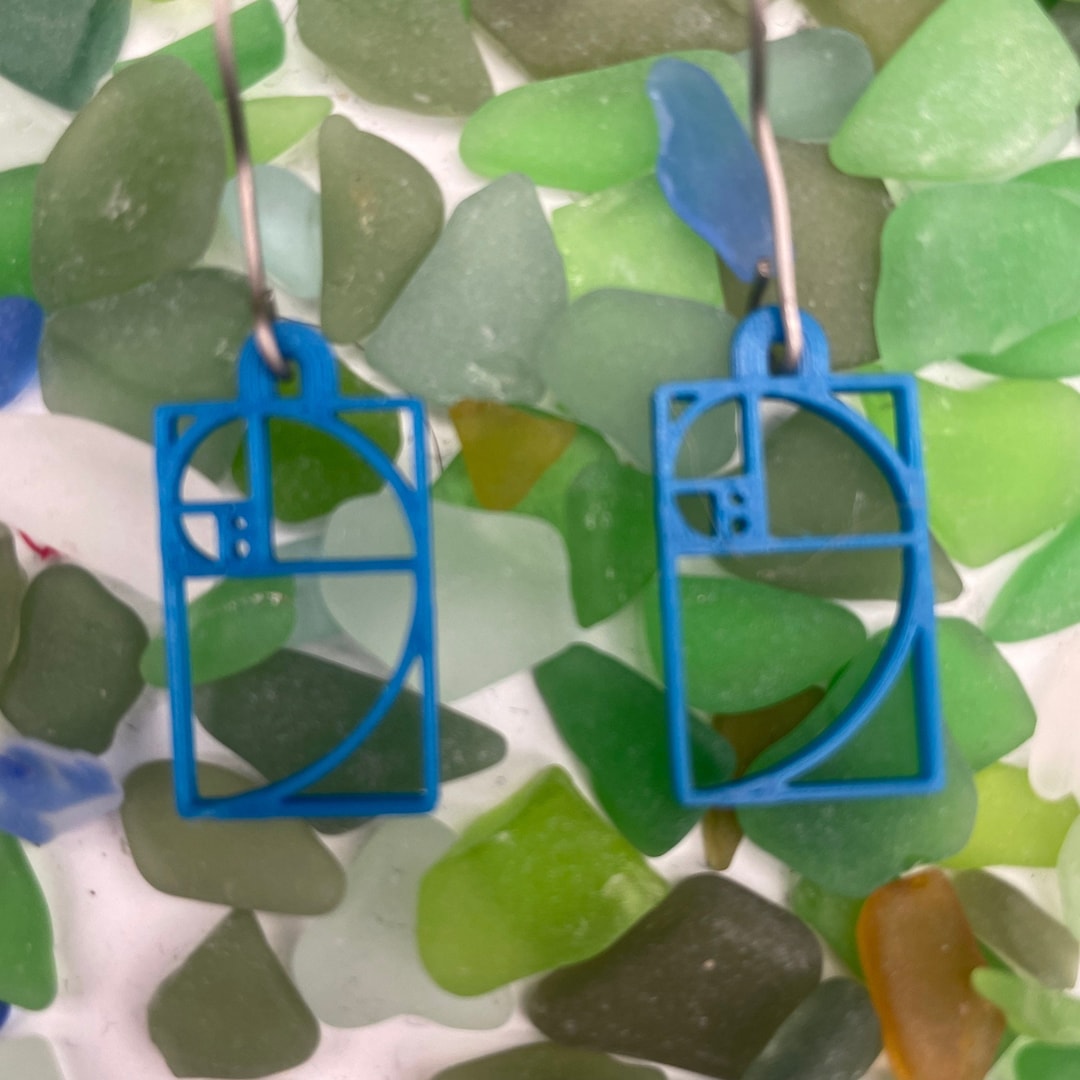 Golden Ratio Earrings • Modern Geometric Earrings • Math Jewelry for ...