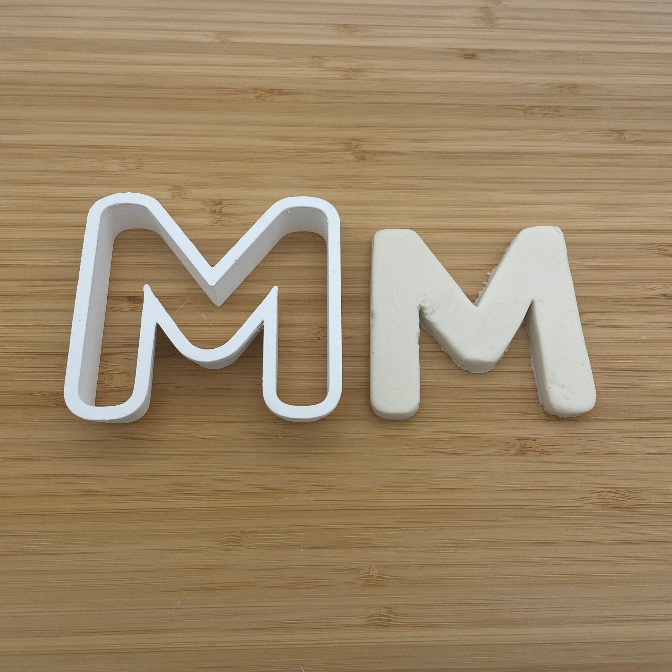 Letter M Cookie, Fondant or Clay Cutter - Etsy