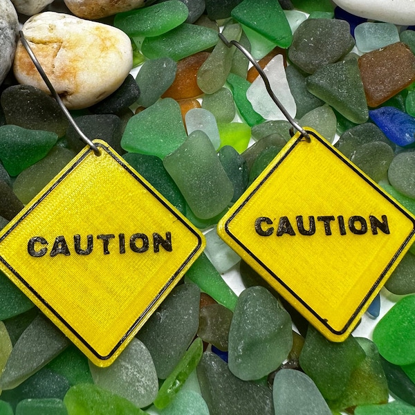 Plastic Caution Sign - Etsy