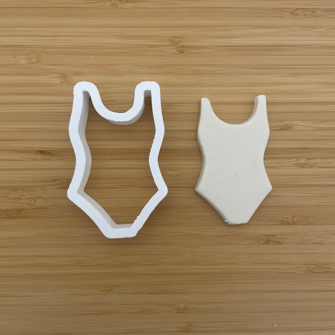 One Piece Swimsuit Cookie, Fondant or Clay Cutter - Etsy