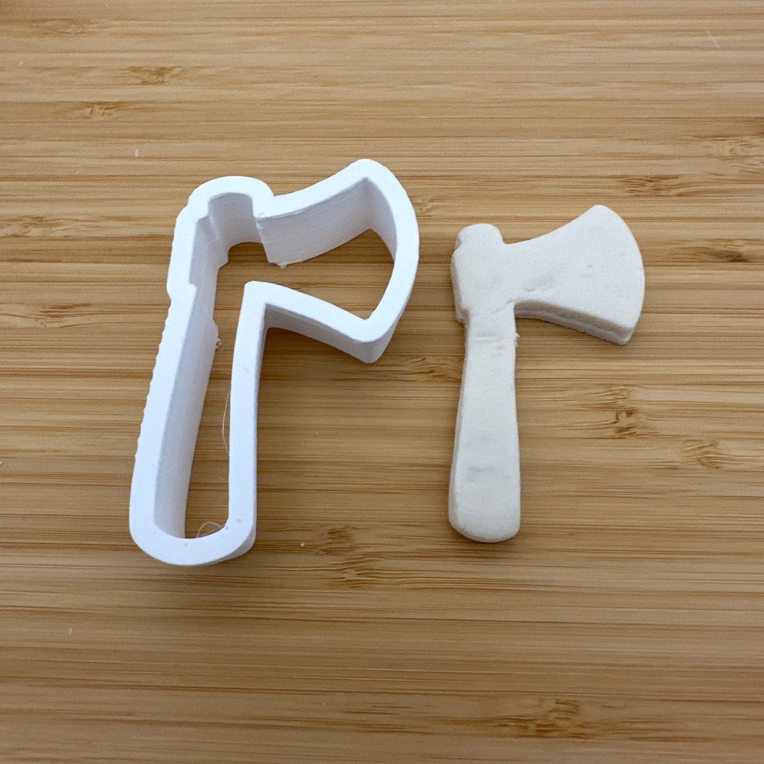 Axe Cookie, Fondant or Clay Cutter - Etsy