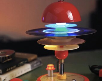 Record Player Lamp - Etsy