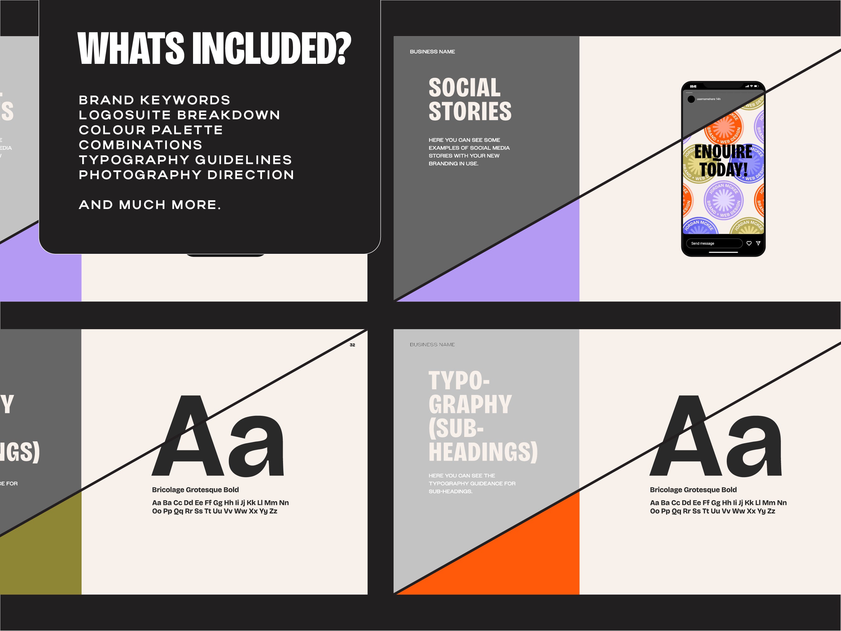BOLD & ELEGANT Brand Guidelines Template for Designers | Adobe ...