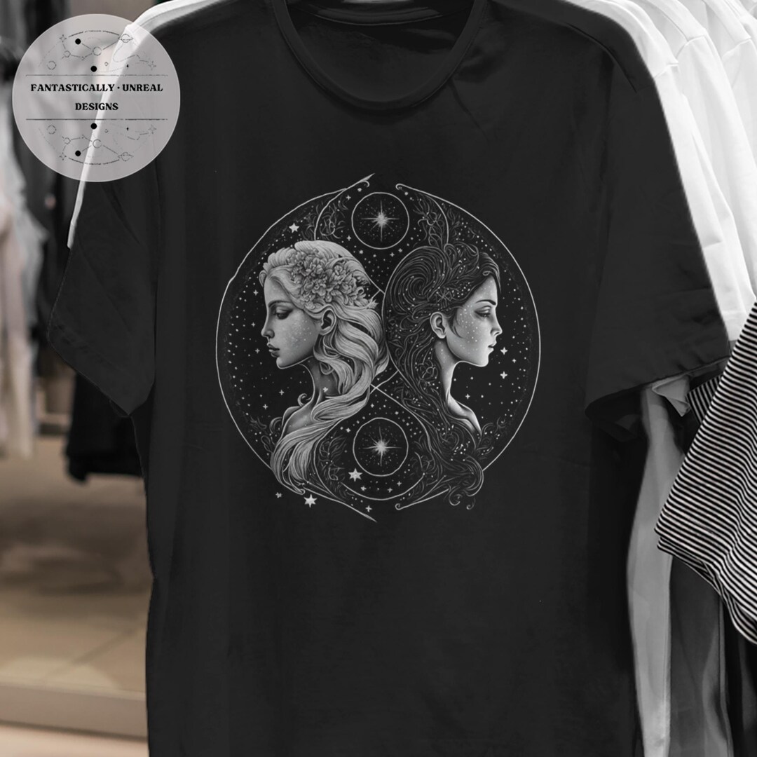 Celestial Gemini Unisex Apparel | T-shirt, Sweatshirt, Hoodie, Zodiac ...