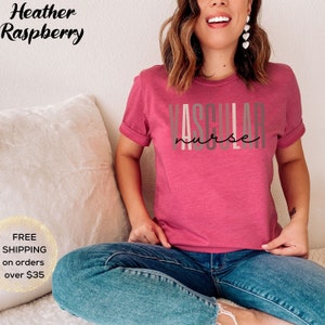 Vascular Nurse Tshirt, Vascular Nurse Shirt, Vascular Surgery, Medical ...