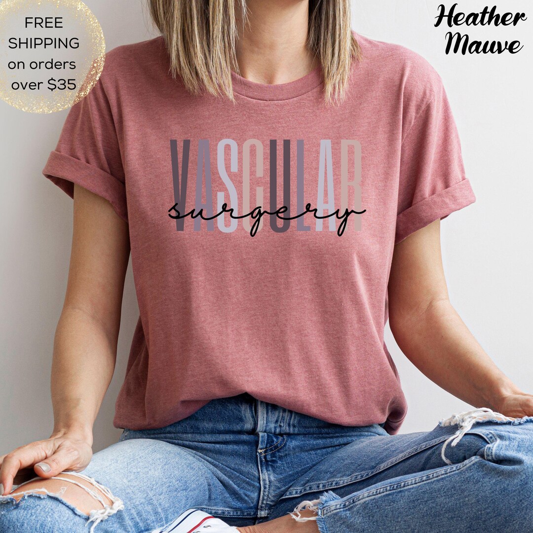 Vascular Surgery Tshirt, Vascular Nurse Shirt, Vascular Nurse, Medical ...