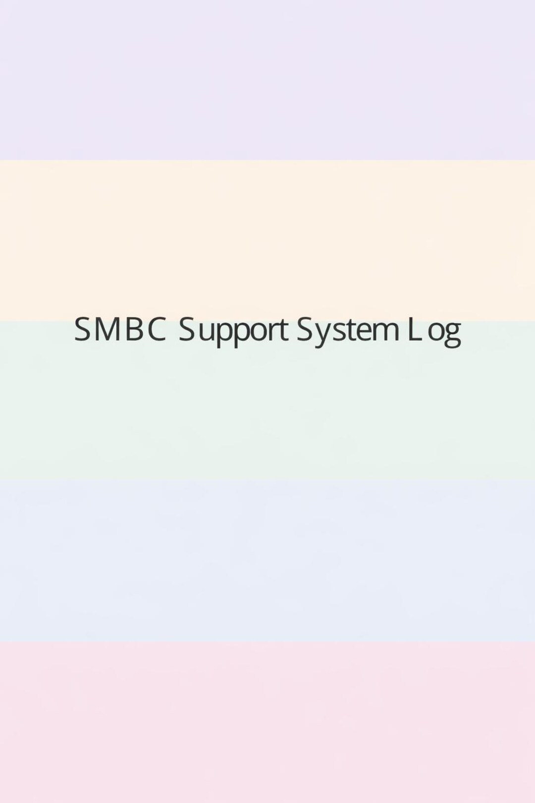 SMBC Support System Log - Etsy
