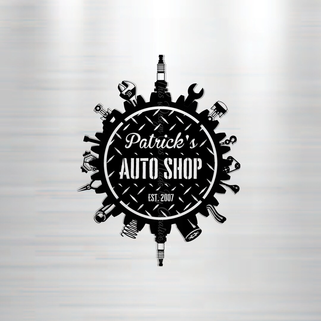 Customized/personalized Metal Circular Mechanic Themed Parts/tools Auto ...