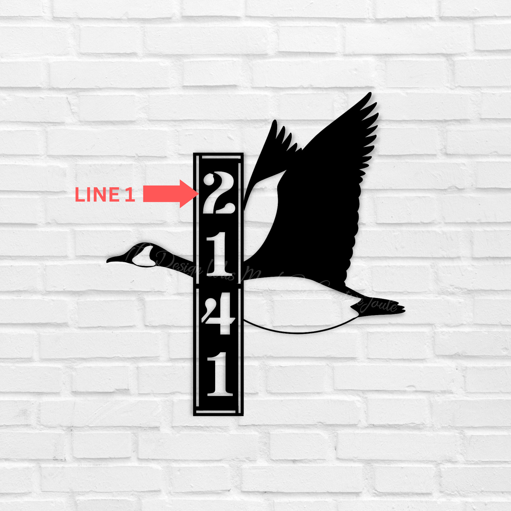 Customized/personalized Metal Goose Waterfowl Hunting Camp/lodge/cabin ...