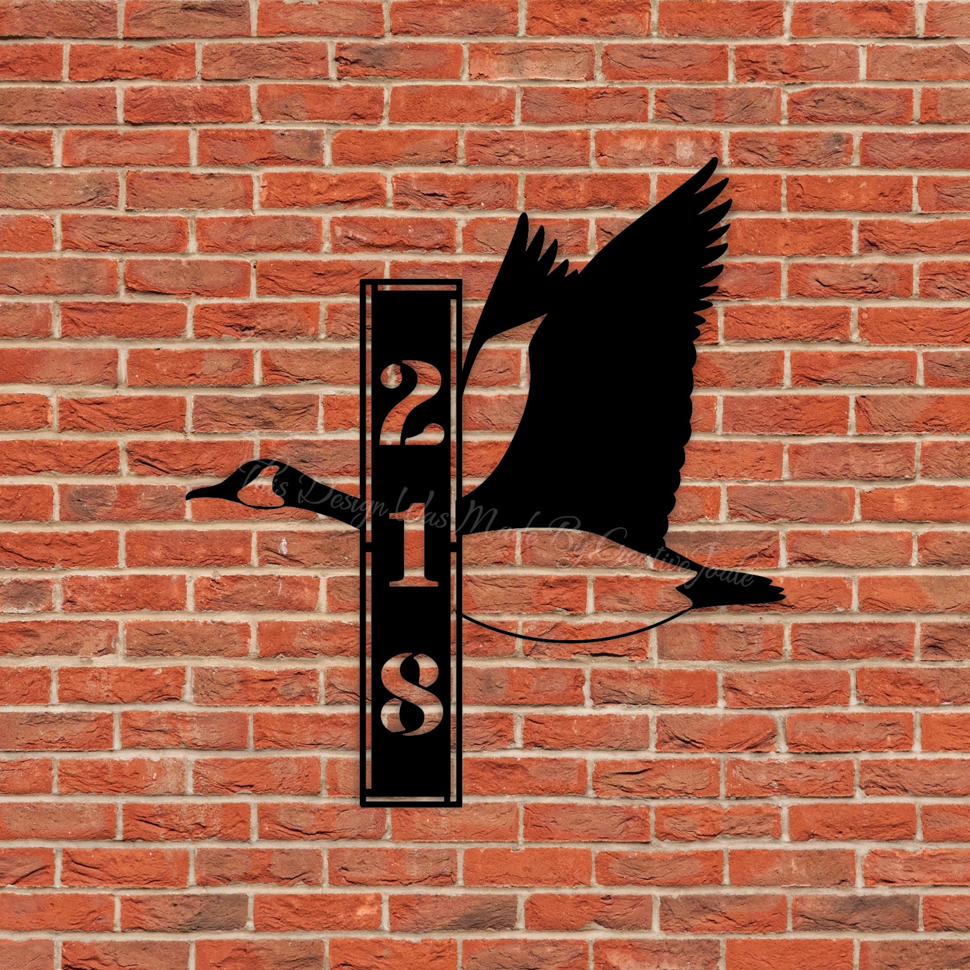 Customized/personalized Metal Goose Waterfowl Hunting Camp/lodge/cabin ...