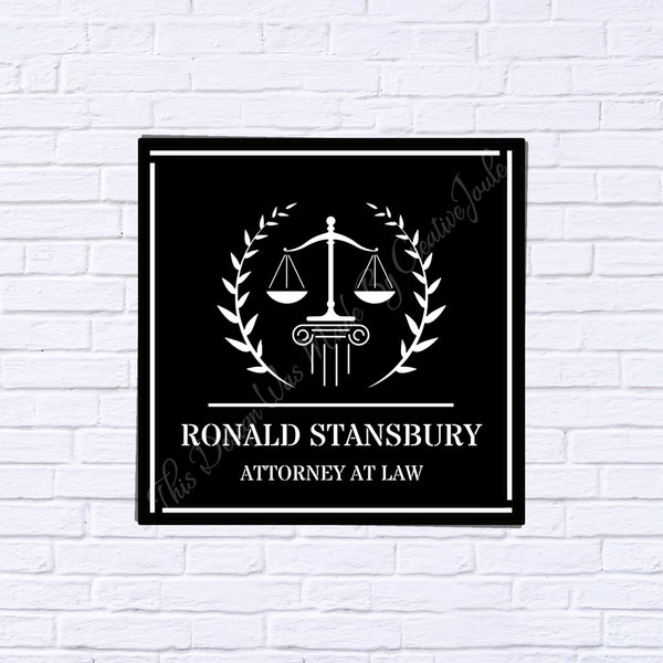 Judge Name Plate - Etsy