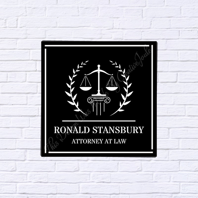 Judge Name Plate - Etsy