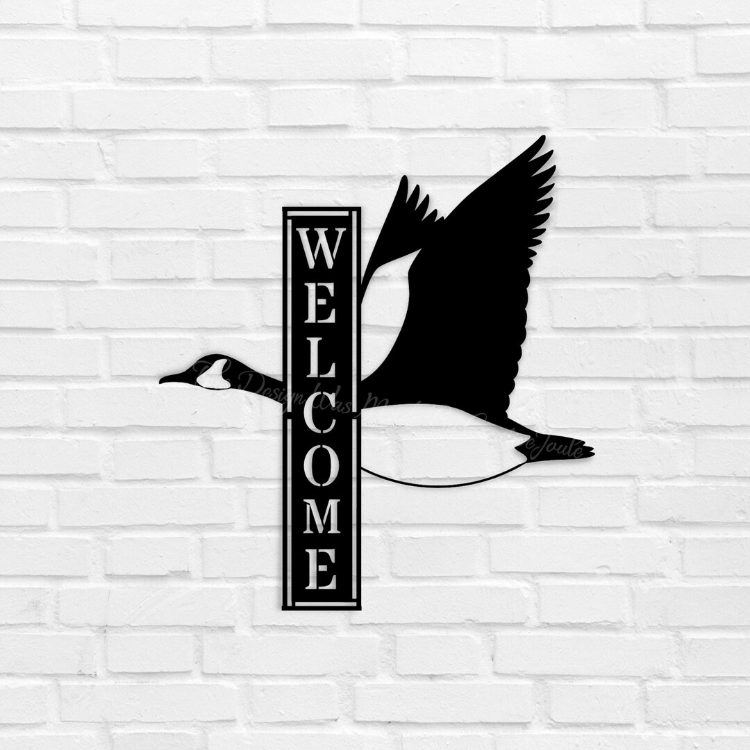 Customized/personalized Metal Goose Waterfowl Hunting Camp/lodge/cabin ...