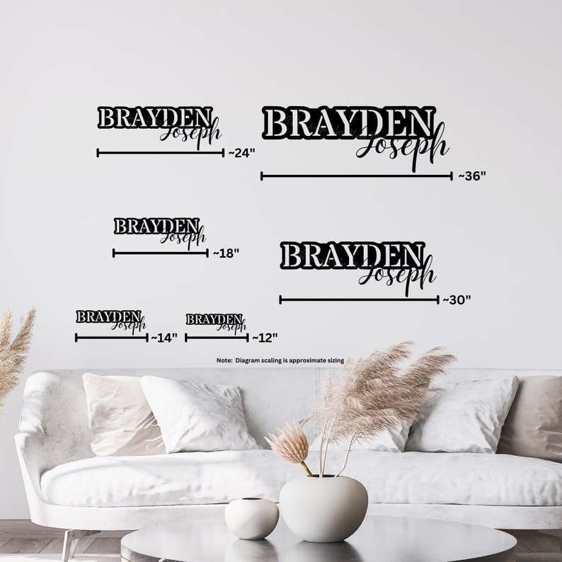 Large Metal Name Sign, Nursery Name Sign, Boy Name Sign, Above Crib ...