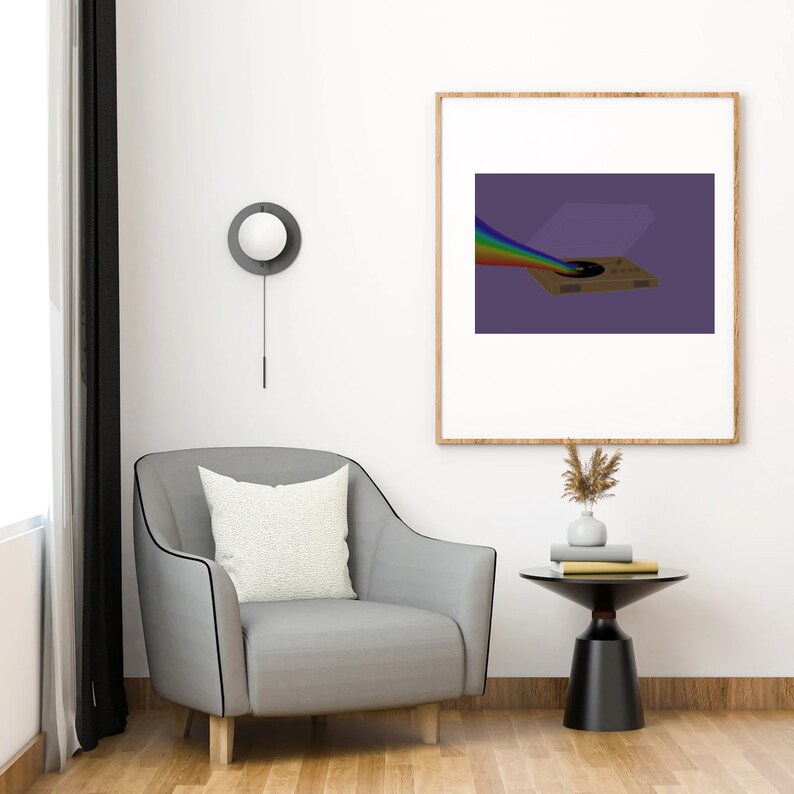 Rainbow Record Player Digital Download - Etsy