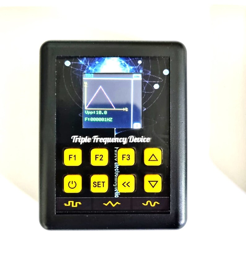 Rife Generator for Therapy Advanced Frequency Device. Triple Frequency ...