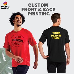 Custom T Shirt Sport-tek® Tee, Logo Design Custom for Small Business ...