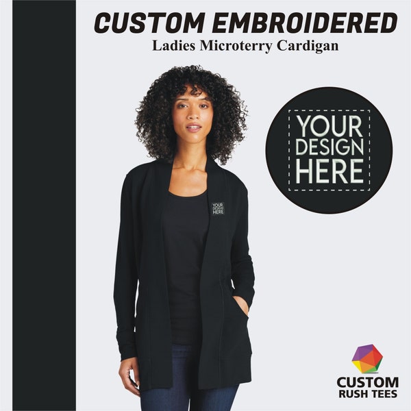 Personalized Logo Cardigan - Etsy