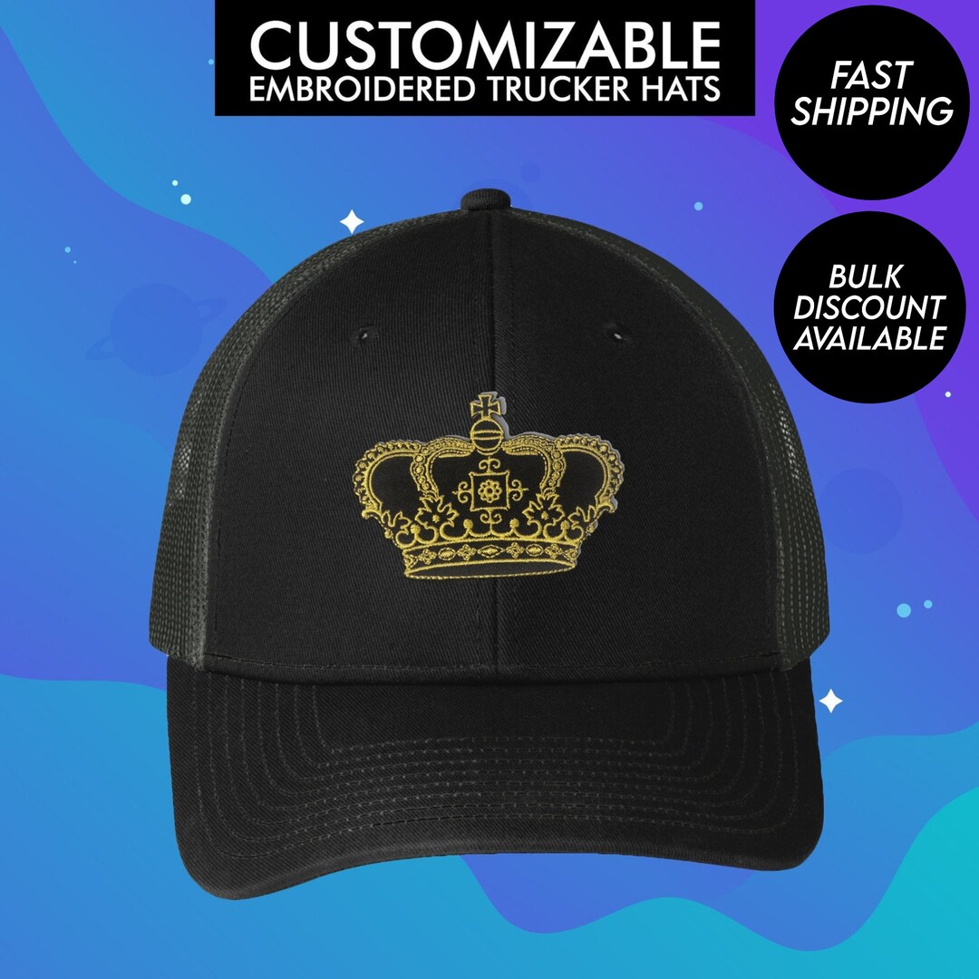 Custom Embroidered Trucker Cap: Personalized C112 Hat - Etsy