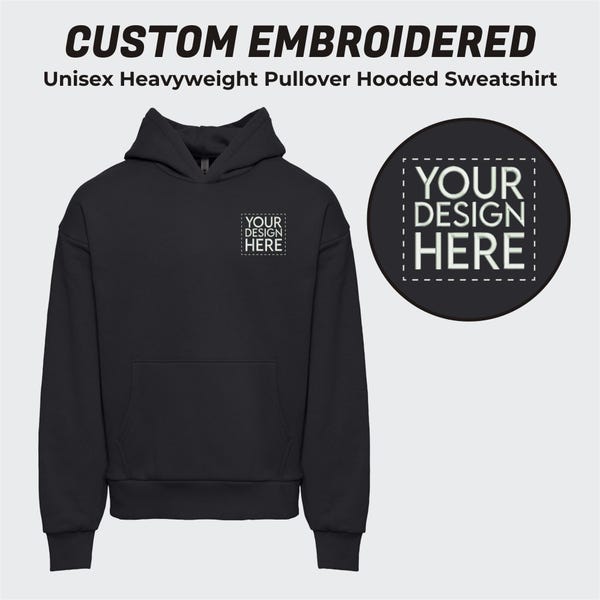Embroidered Hoodie - Etsy