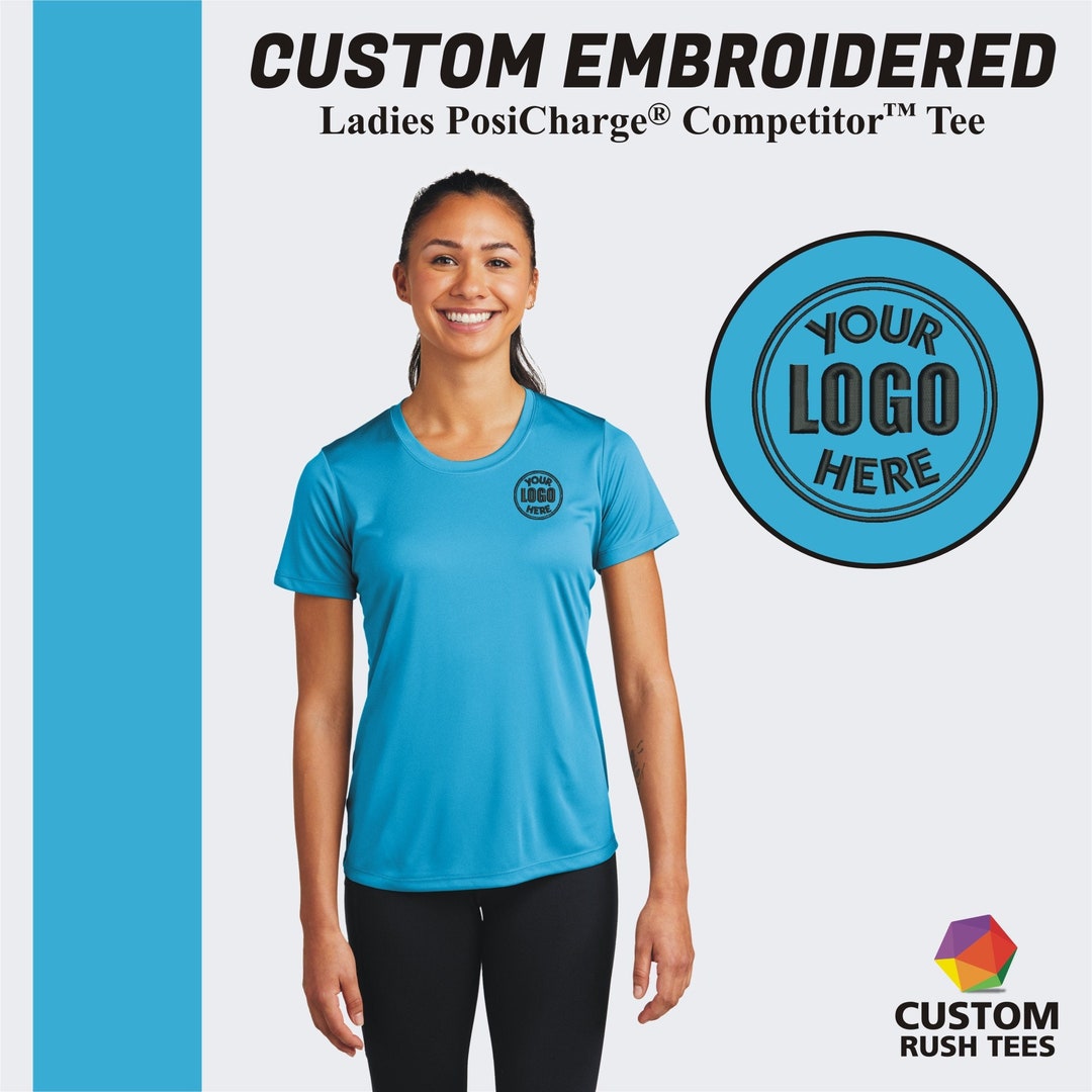 Custom Dri Fit T-shirt Sport-tek Women's Tee Custom T-shirt ...