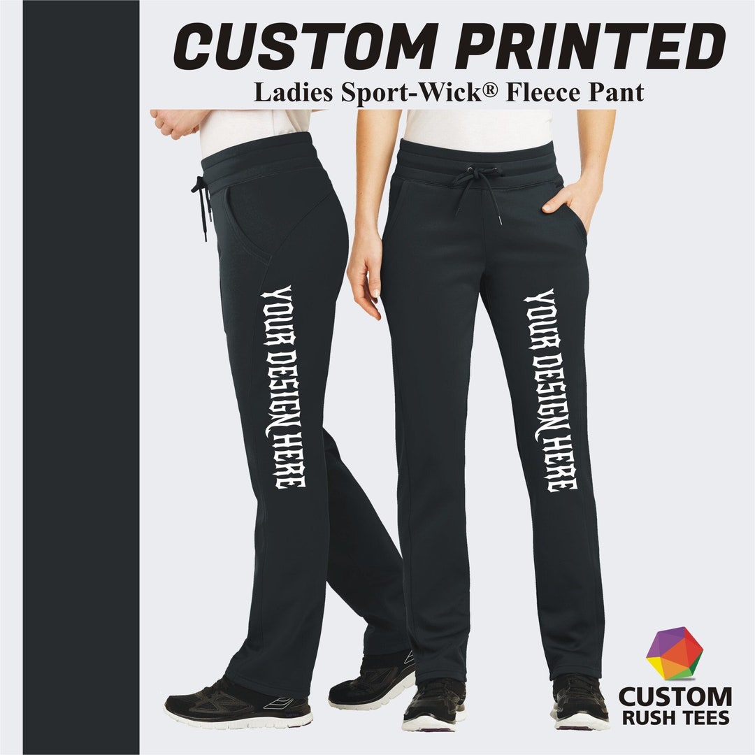 Custom Womens's Sweatpants Custom Fleece Pants Matching Sweatpants ...