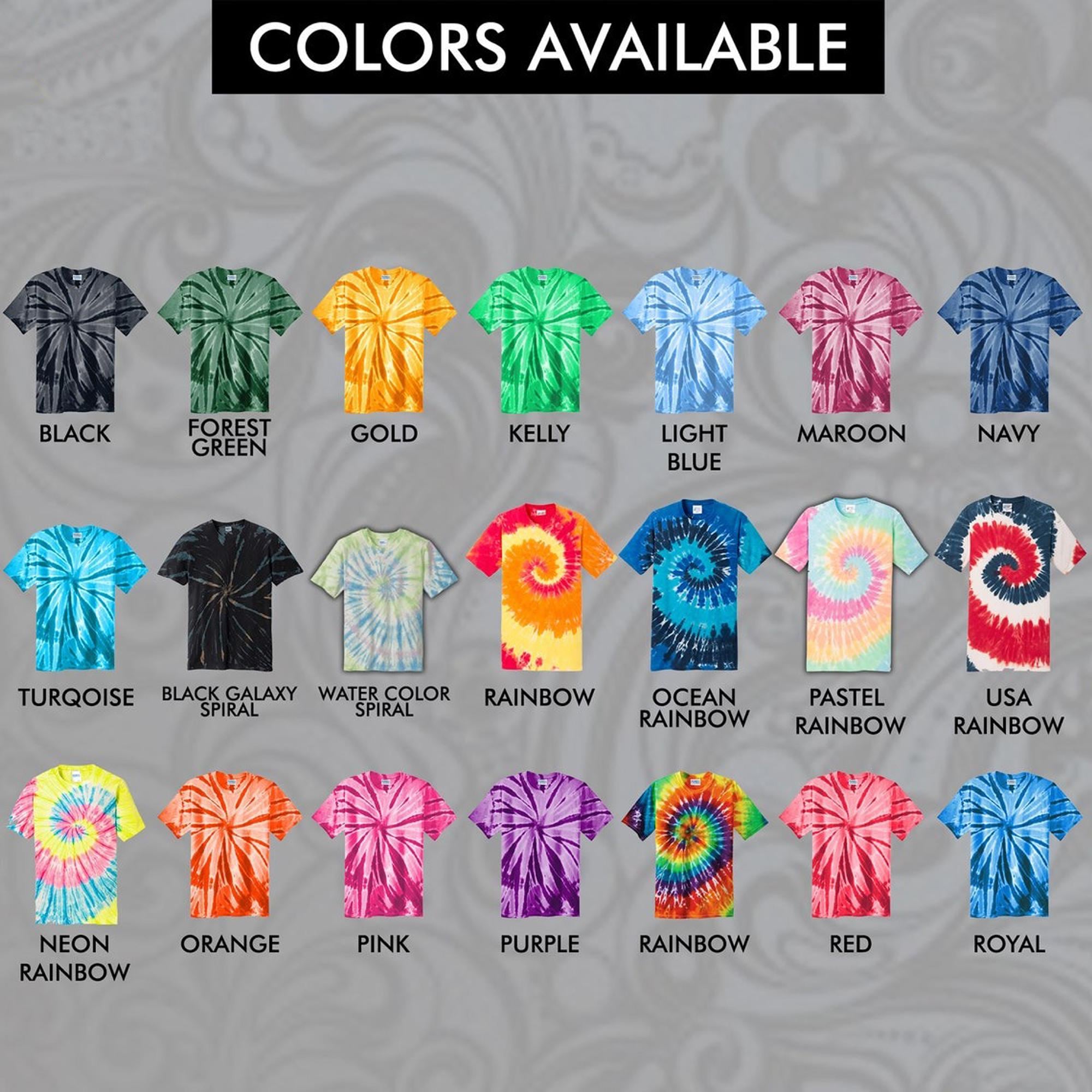 Custom Tie Dye T-shirt: Personalized Design, Text, or Image - Etsy