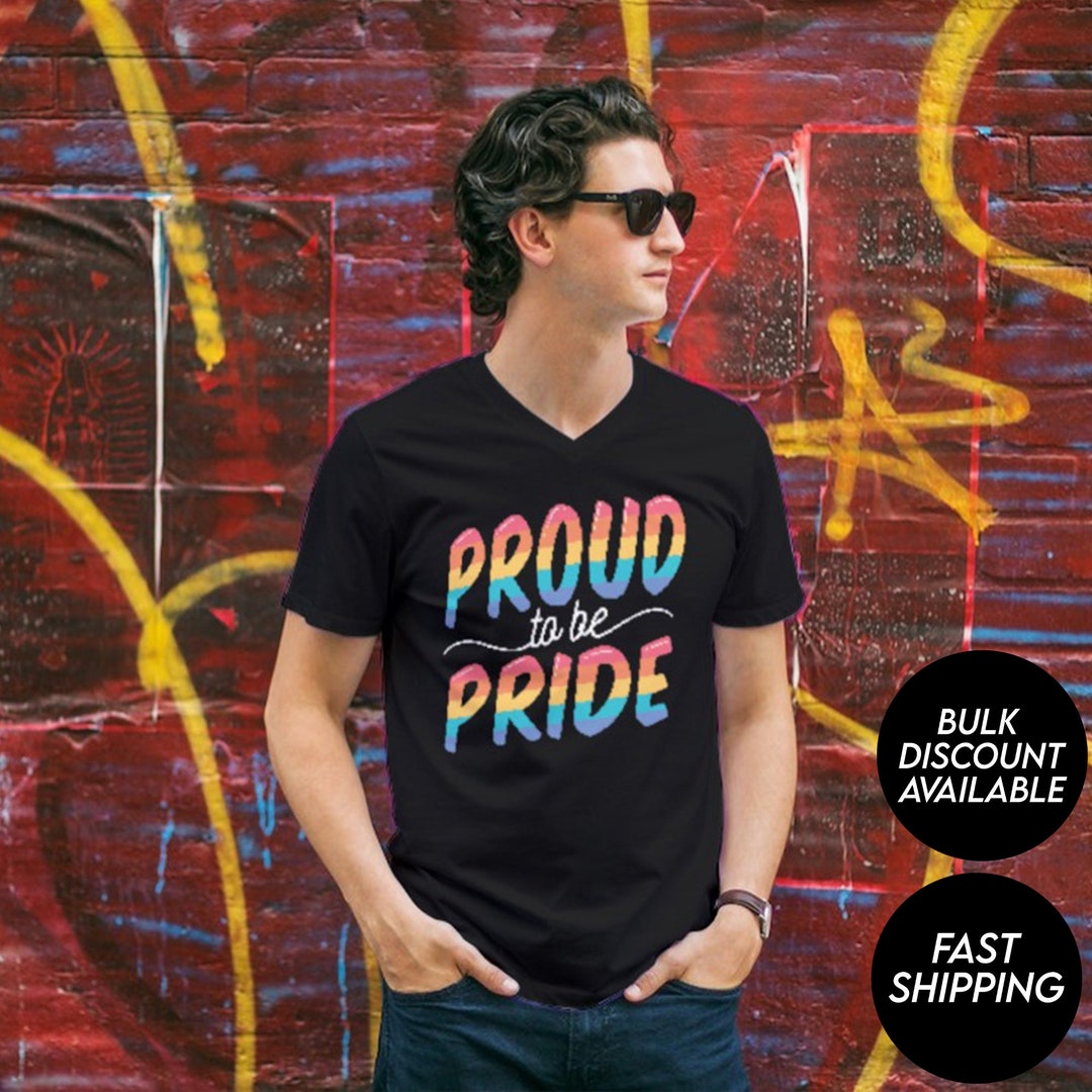 Proud to Be Pride T Shirt Pride Human LGBT Shirt Lesbian Gay - Etsy
