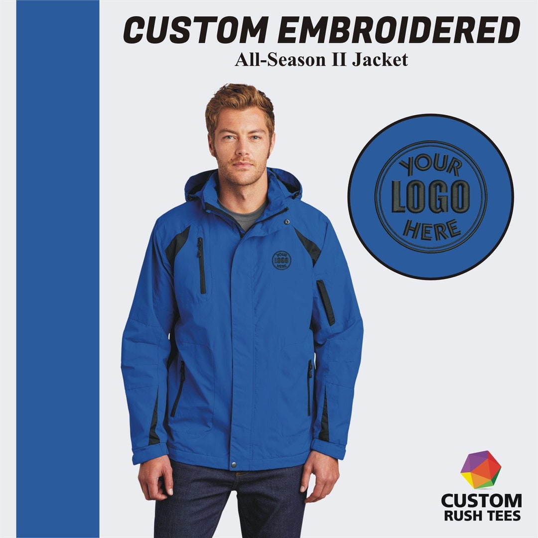 Men's Custom Port Authority® All-season Jacket Custom Embroidered ...