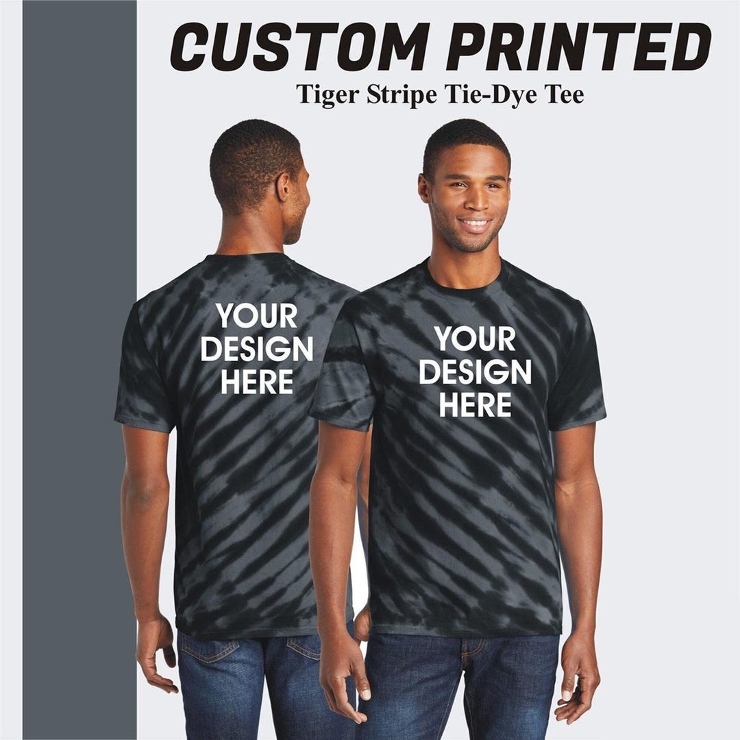Custom Tie Dye T-shirt: Personalized Design, Text, or Image - Etsy