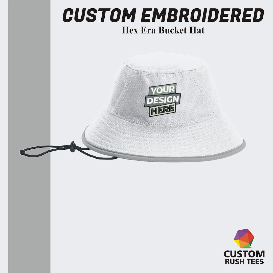 Custom Bucket Hat, Custom New Era® Hat, Custom Embroidered Hat, Custom ...