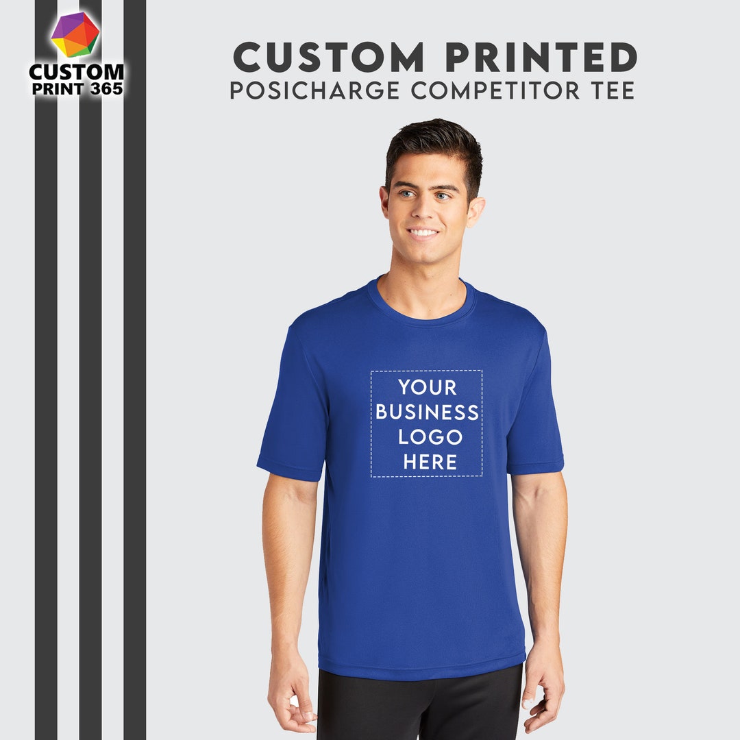 Custom T-shirt Moisture Wicking Performance Tshirt Print on Demand ...