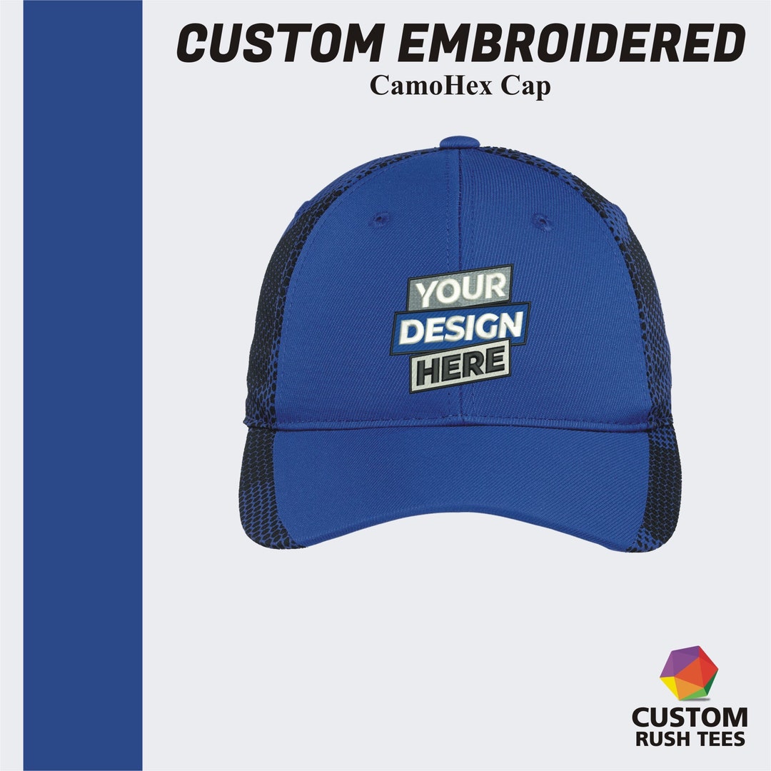 Custom Camohex Cap Custom Hat Custom Made Caps Embroidered - Etsy