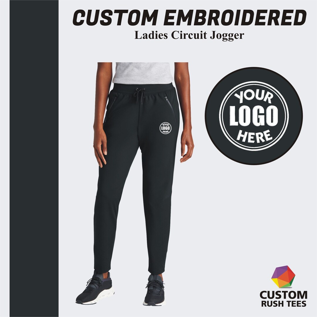Sport-tek® Ladies Circuit Jogger Custom Jogger Pant Custom - Etsy