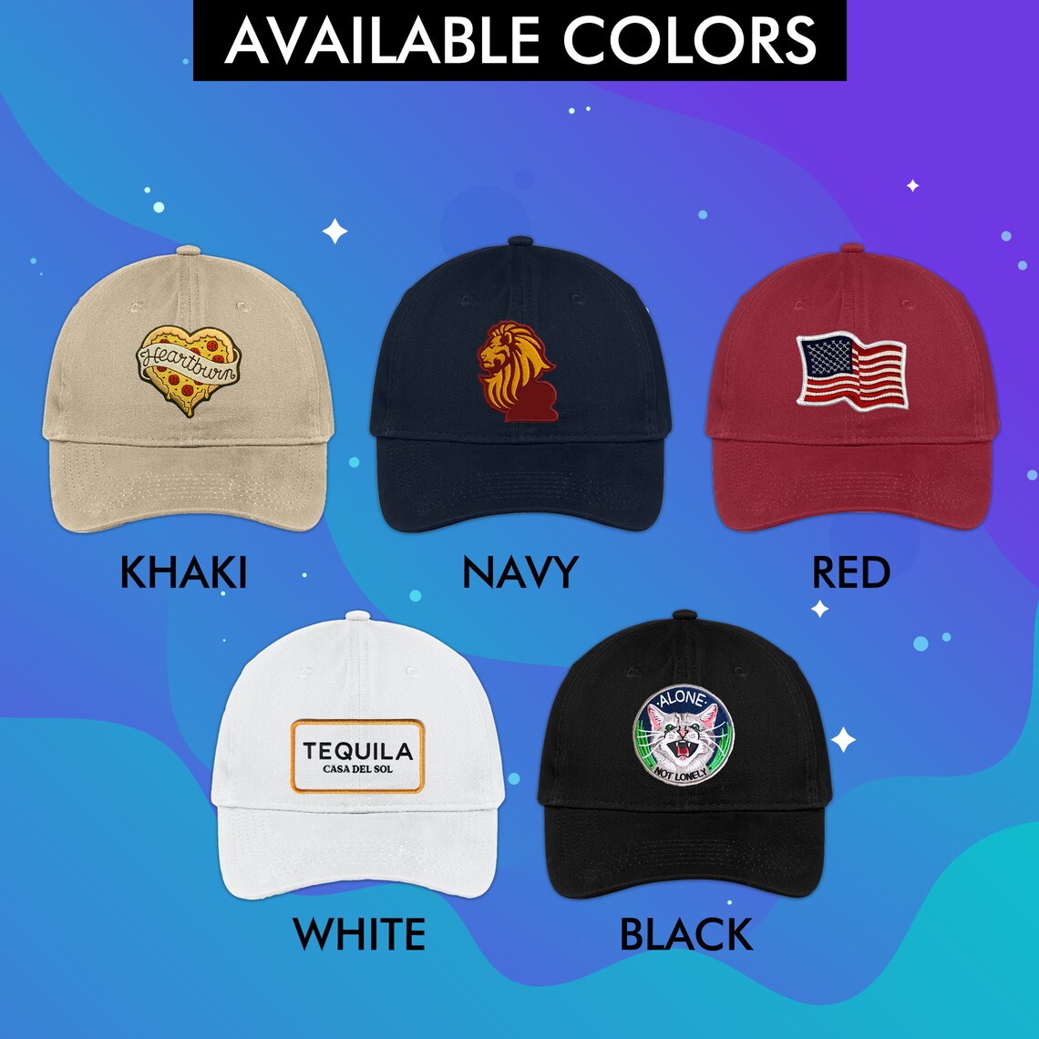 Custom Embroidery Custom Hat Custom Made Caps Custom - Etsy