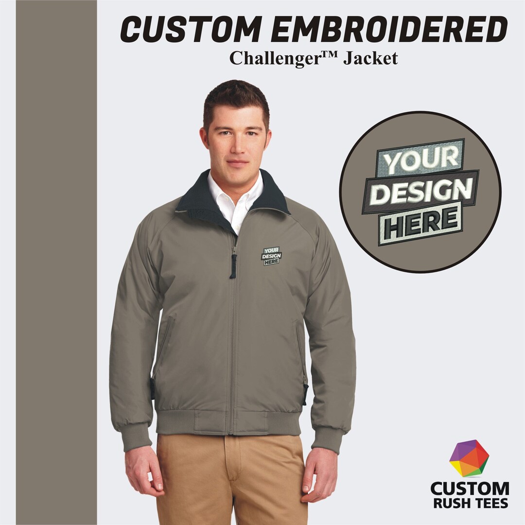 Custom Embroidered Jacket Personalized Windbreaker Jacket - Etsy