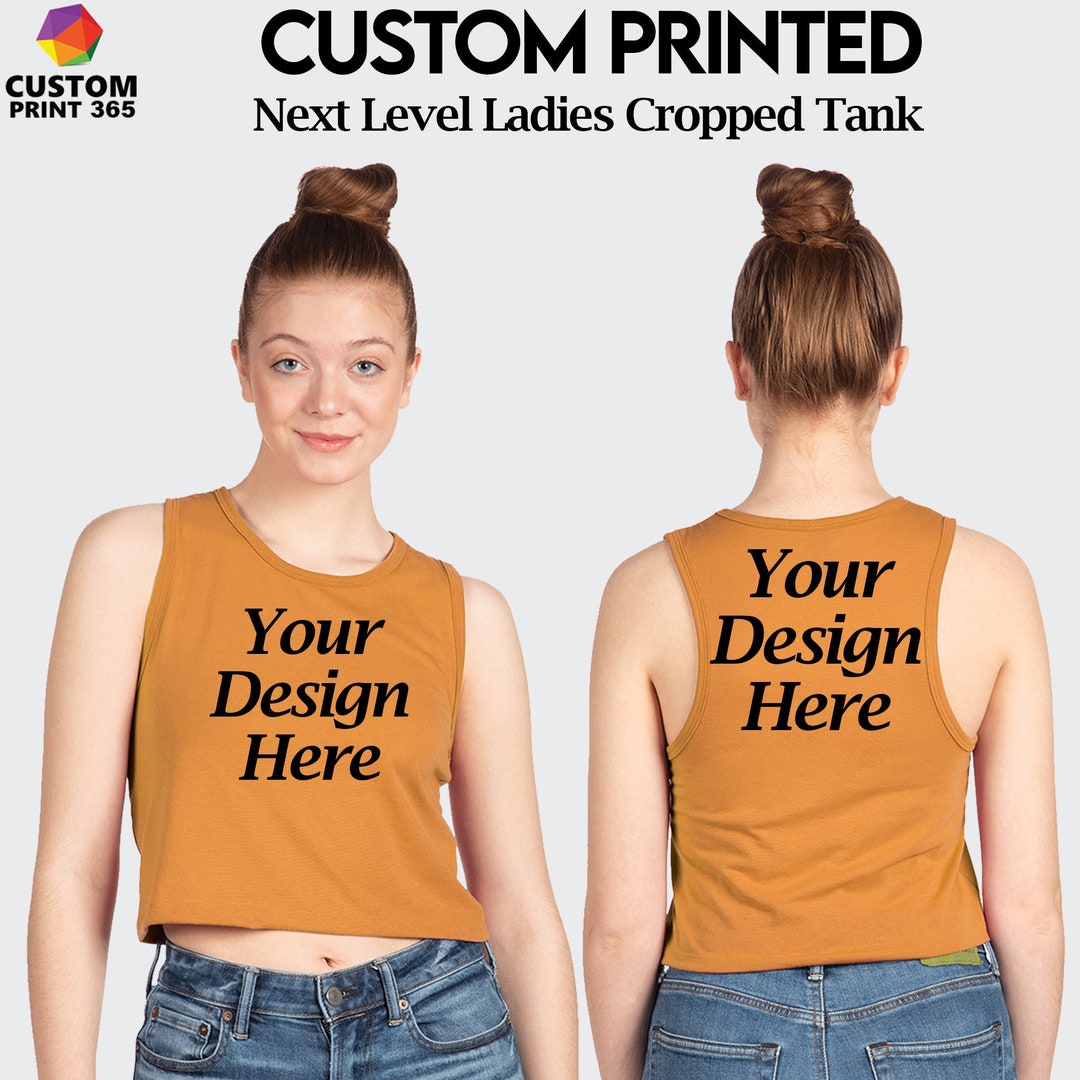 Custom Crop Tank Top, Women Festival Tank Top, Print on Demand ...