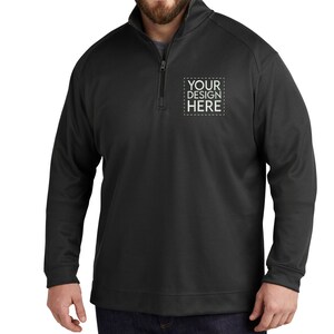 Custom Embroidered Quarter Zip Sweatshirt: Port Authority Pullover - Etsy