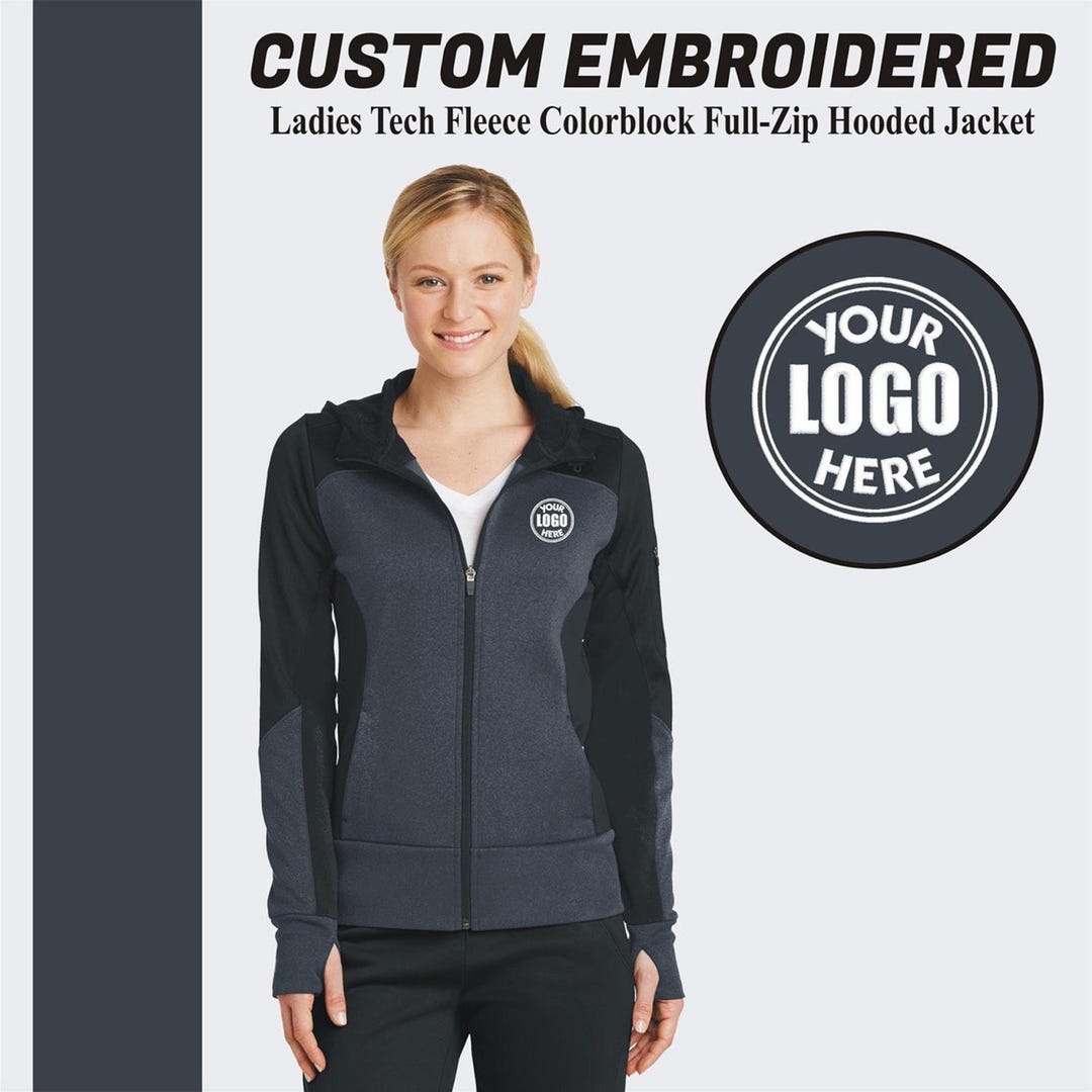 Custom Embroidered Jacket, Custom Women Full Zip Hoodie, Custom Hooded ...
