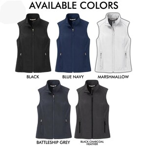 Custom Women Custom Stitching Core Soft Shell Vest Design Your Own Logo ...