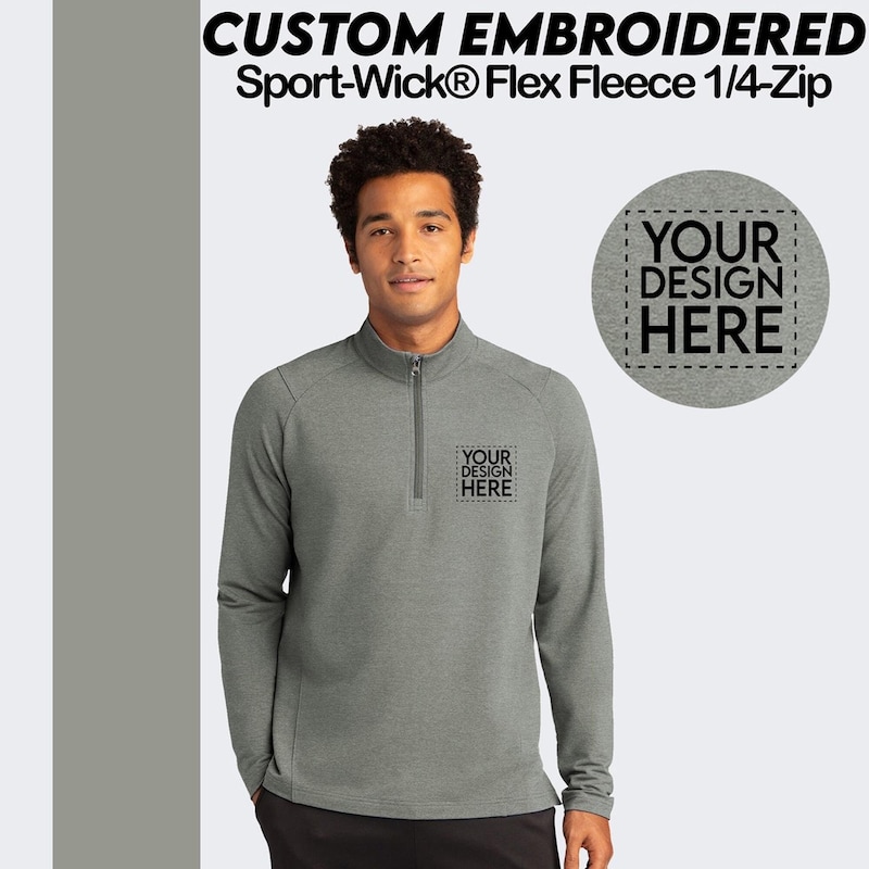 Monogrammed Quarter Zip - Etsy