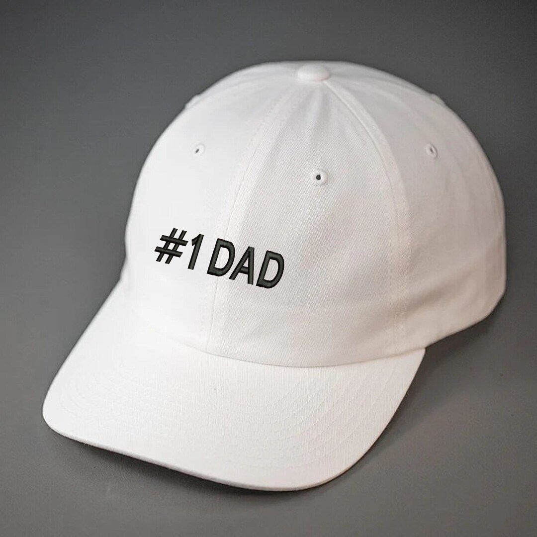 No. 1 Dad Hat, Number 1 Dad, Father's Day Gift From Baby, Dad Birthday ...