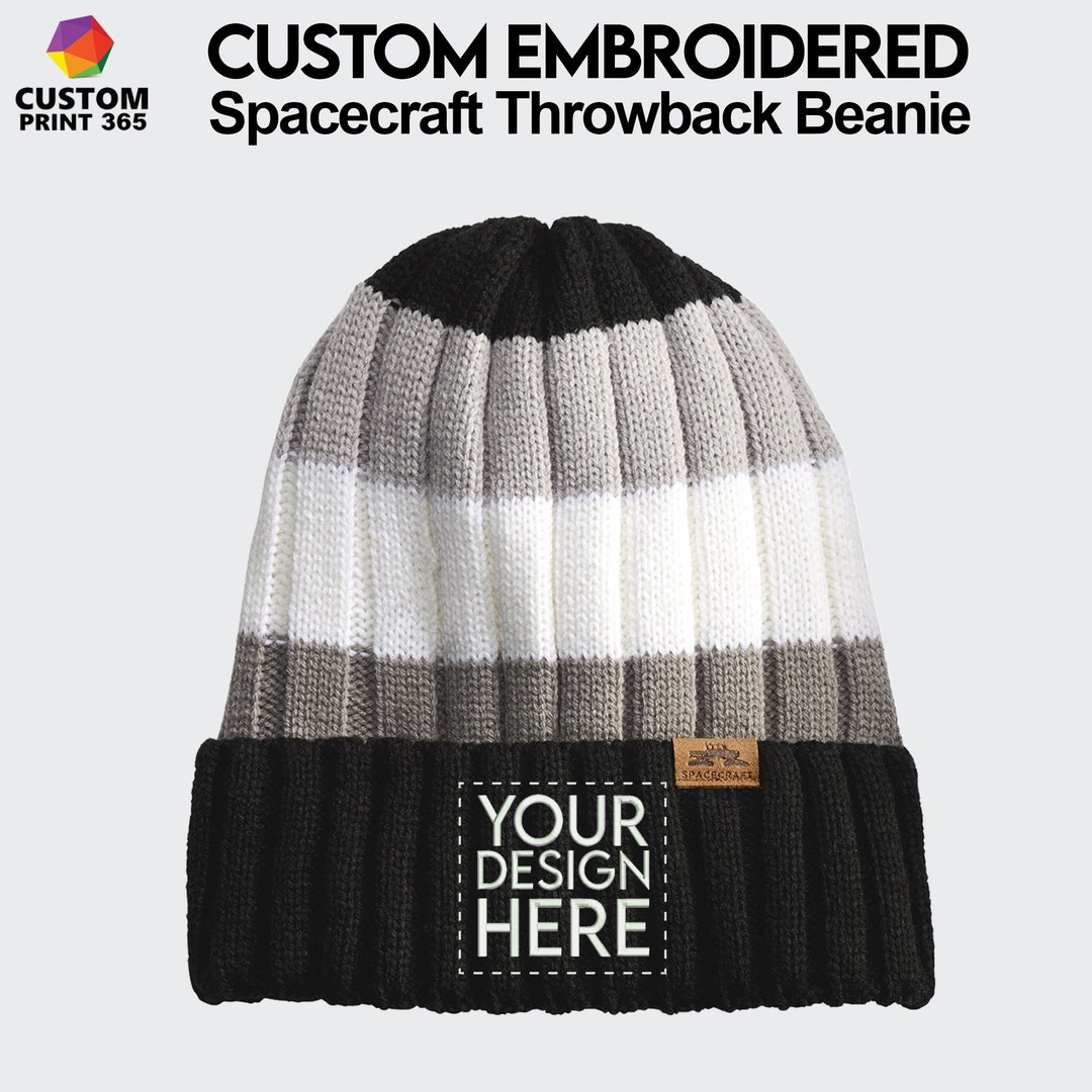 Custom Embroidered Beanie, Custom Winter Hat, Personalized Logo Beanie ...