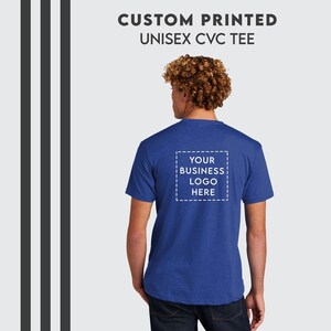 Custom Business Logo T-shirt Next Level Apparel® Tee Personalized Bulk ...