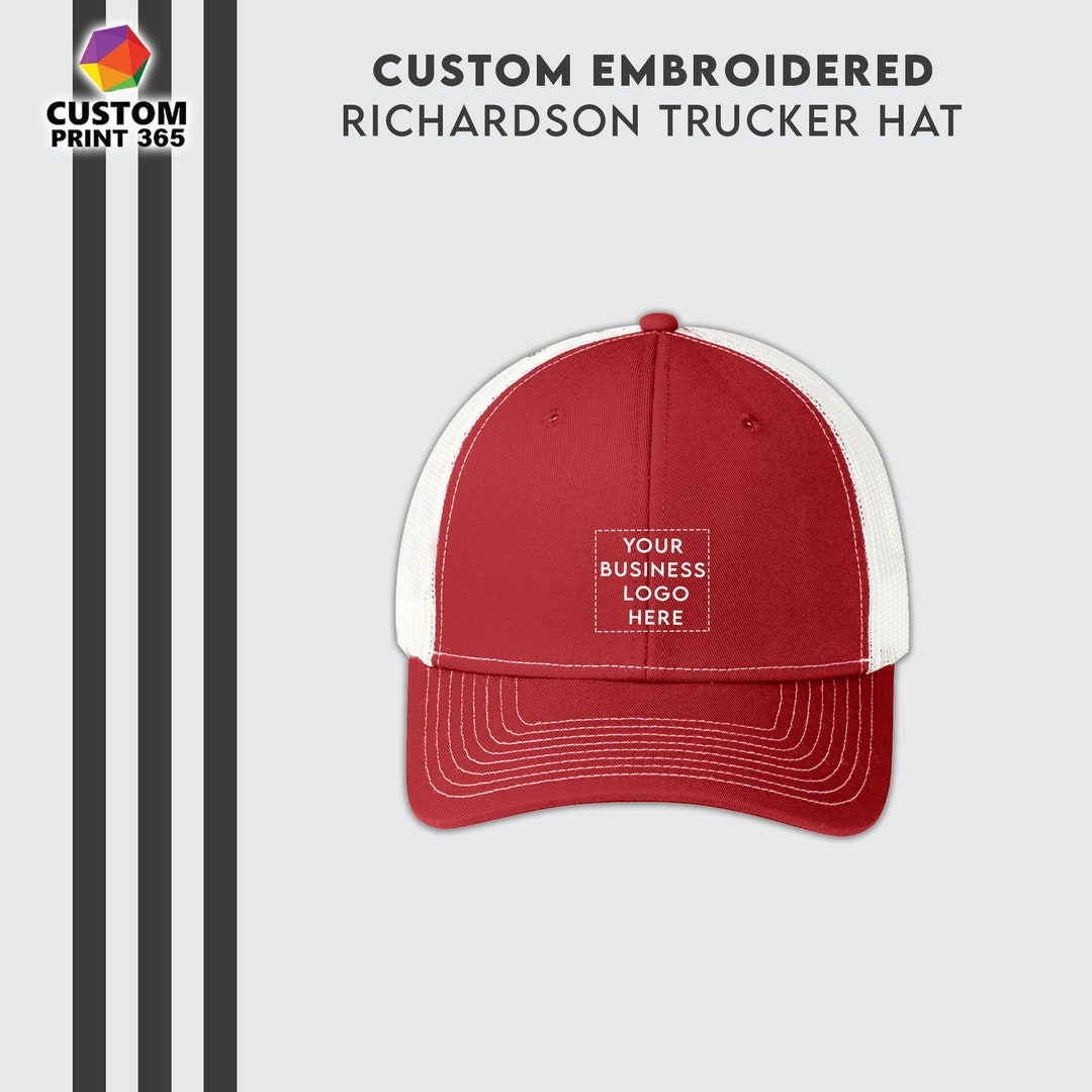 Custom Richardson 112 Trucker Hat Custom Business Hat Customize Trucker ...