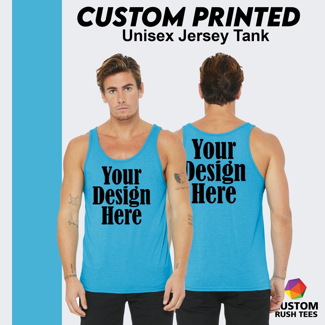 Custom Tank Top, Summer Tank Top, Workout Tank Tops, Personalized Tank ...