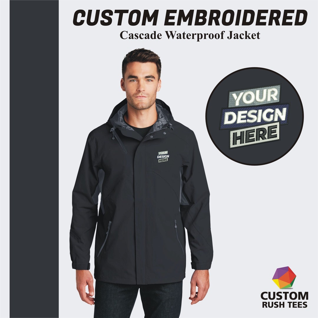 Custom Embroidered Full Zip Mens Jacket Personalized Gift - Etsy