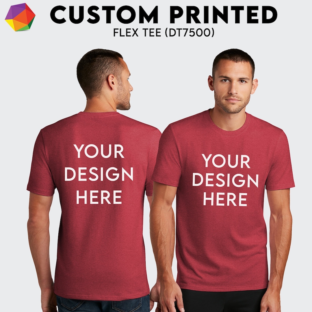 District® Custom T-shirt, Print on Demand Tshirt, Personalized Text ...