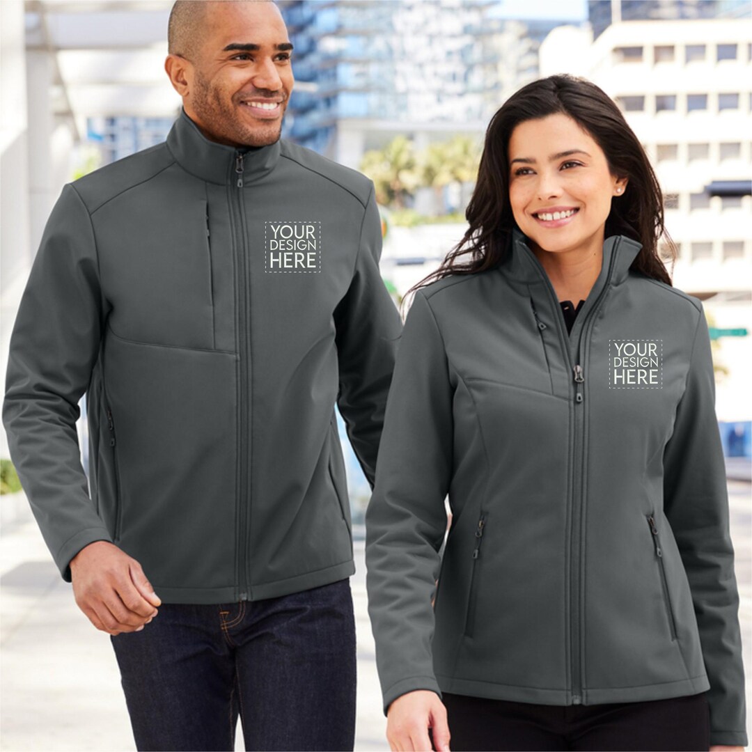 Custom Logo Soft Shell Jacket: Recycled Polyester Windbreaker - Etsy