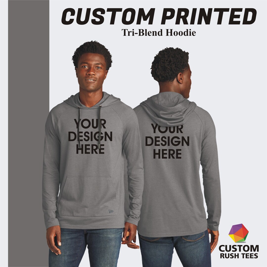 New Era® Custom Men's Hoodie, Design Your Hoodie, Trendy Hoodie, Custom ...
